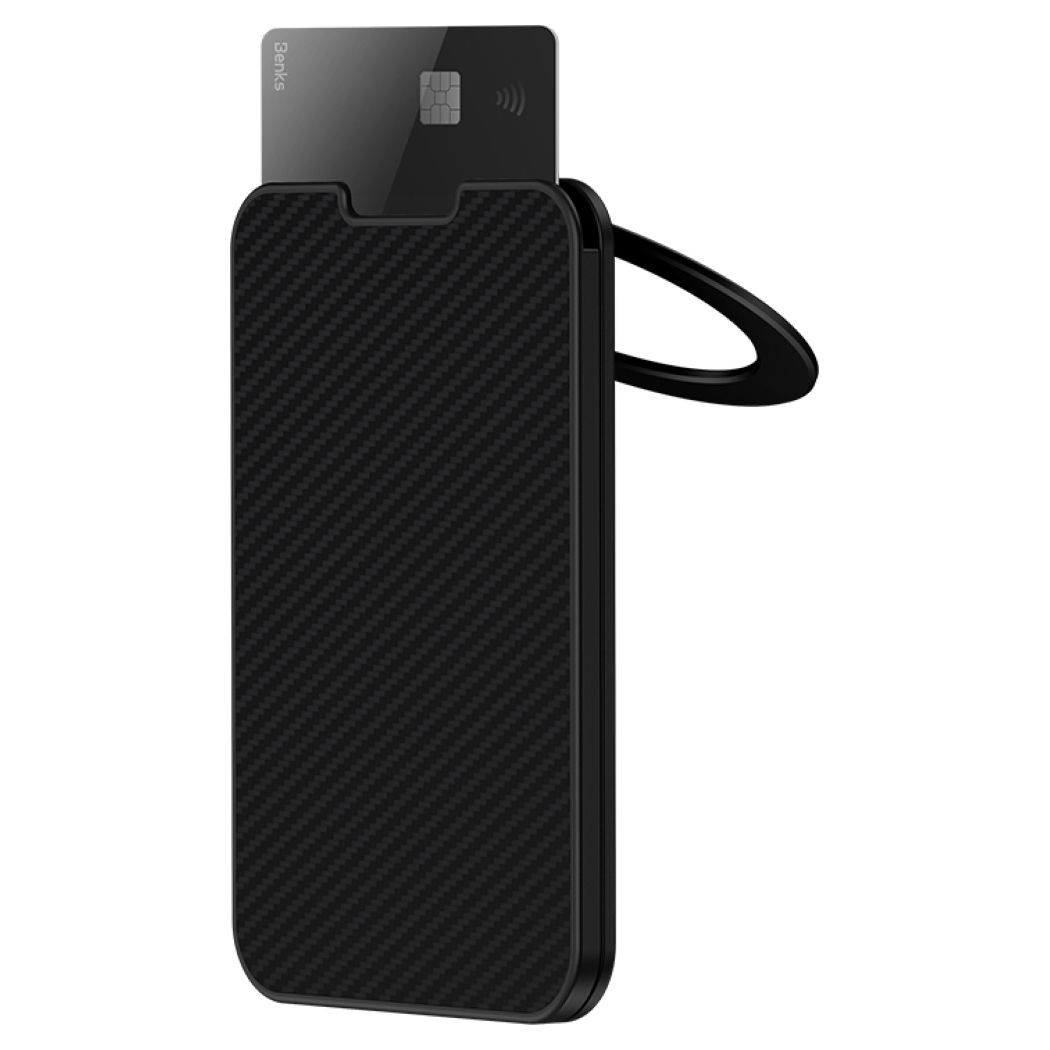Benks Wallet Magnetic ArmorGo Kevlar Stand Compatible with MagSafe ...