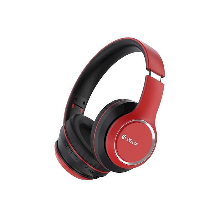 Devia Kintone Wireless Bluetooth Headphones Ασύρματα Ακουστικά - Red