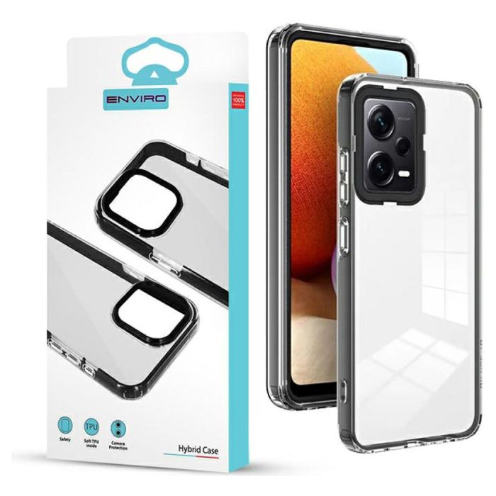 Enviro Hybrid Armored Case Clear / Black (Xiaomi Redmi Note 13 Pro Plus 5G)