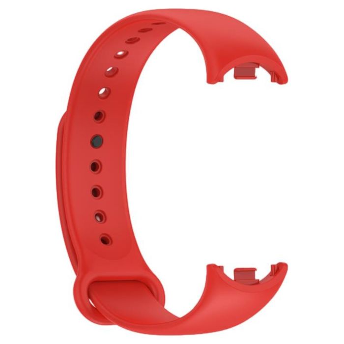 Silicone Mi Strap Red - Λουράκι Σιλικόνης για Xiaomi Smart Band 8 / 9 ...