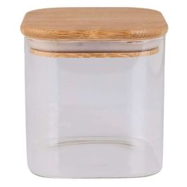 Estia Bamboo Essentials 550ml (01-12922) Δοχείο Αποθήκευσης Γυάλινο με ...